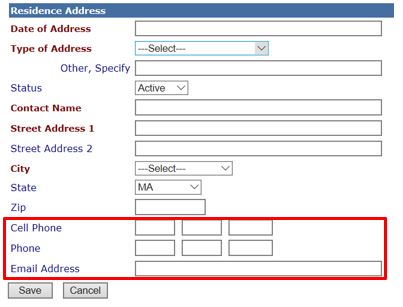 Creating an Address Record (Sept 2019)